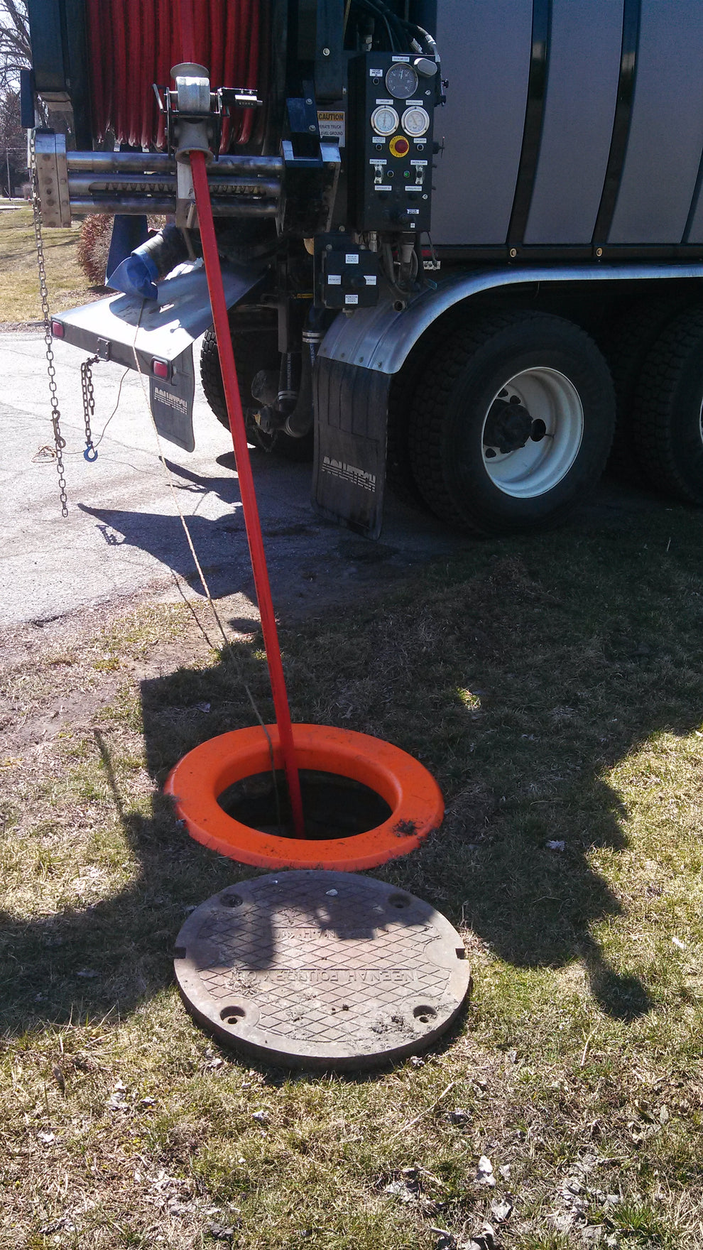 Manhole Protection Ring for Sewer Cleaning | 22" to 30" Manhole Rims ...