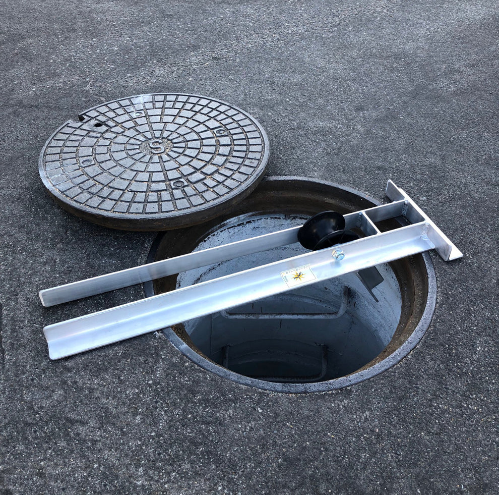 Aluminum Upper Manhole Roller Top Manhole Roller | Sewer Jetting Hose ...