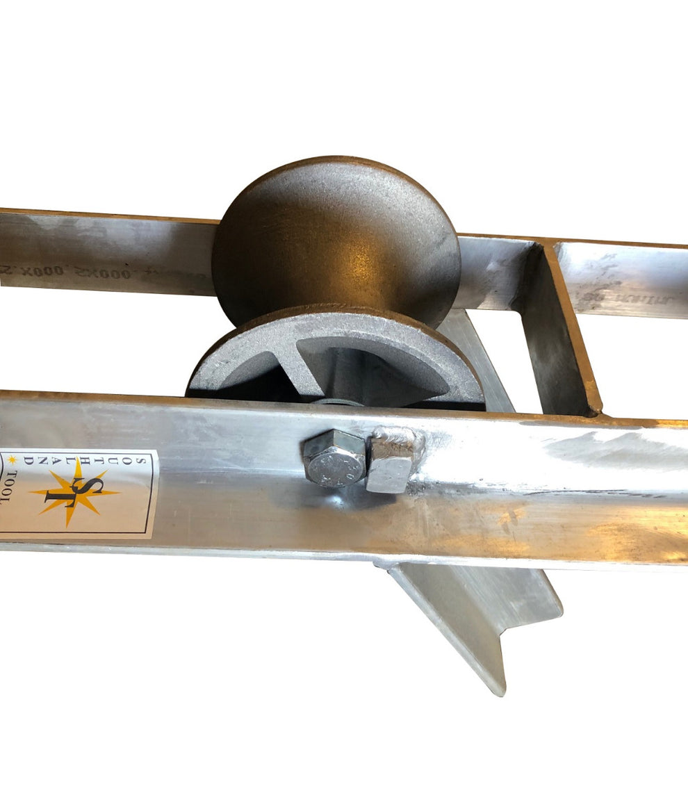 Aluminum Upper Manhole Roller Hose Guide with Aluminum Roller | Sewer ...